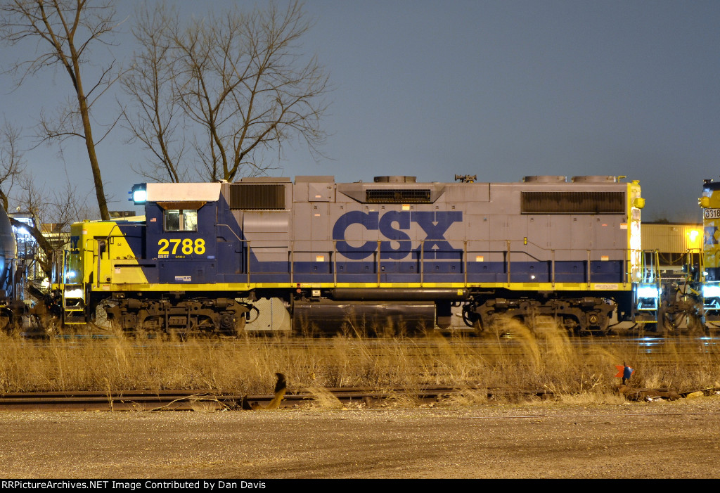 CSX GP38-2 2788 trails on C764-15